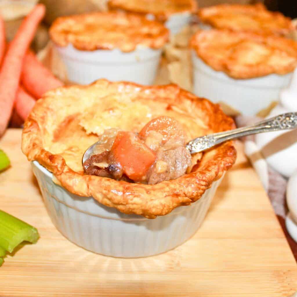 Mini Beef Pot Pies - Home at Cedar Springs Farm