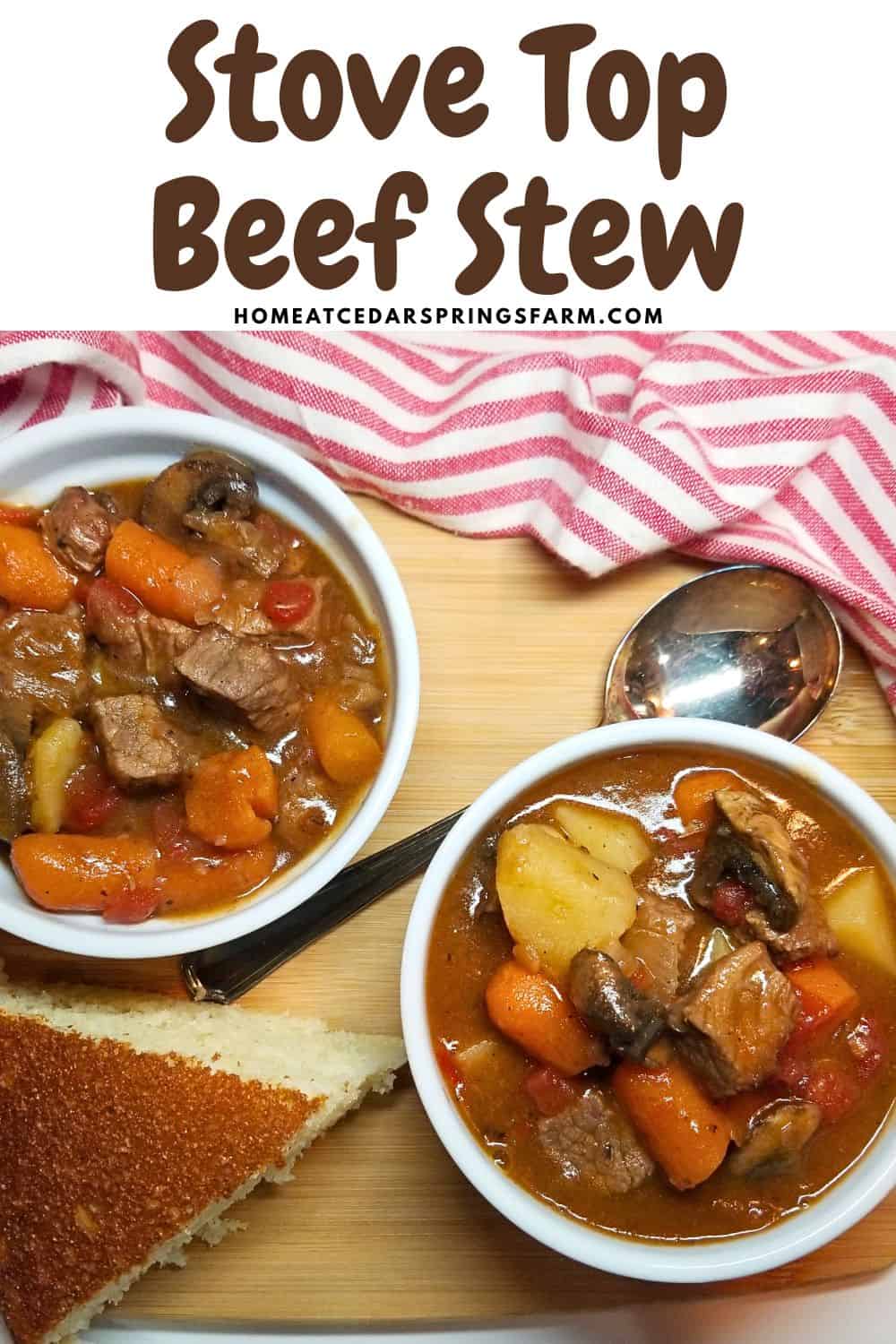 Stove Top Beef Stew - Home at Cedar Springs Farm
