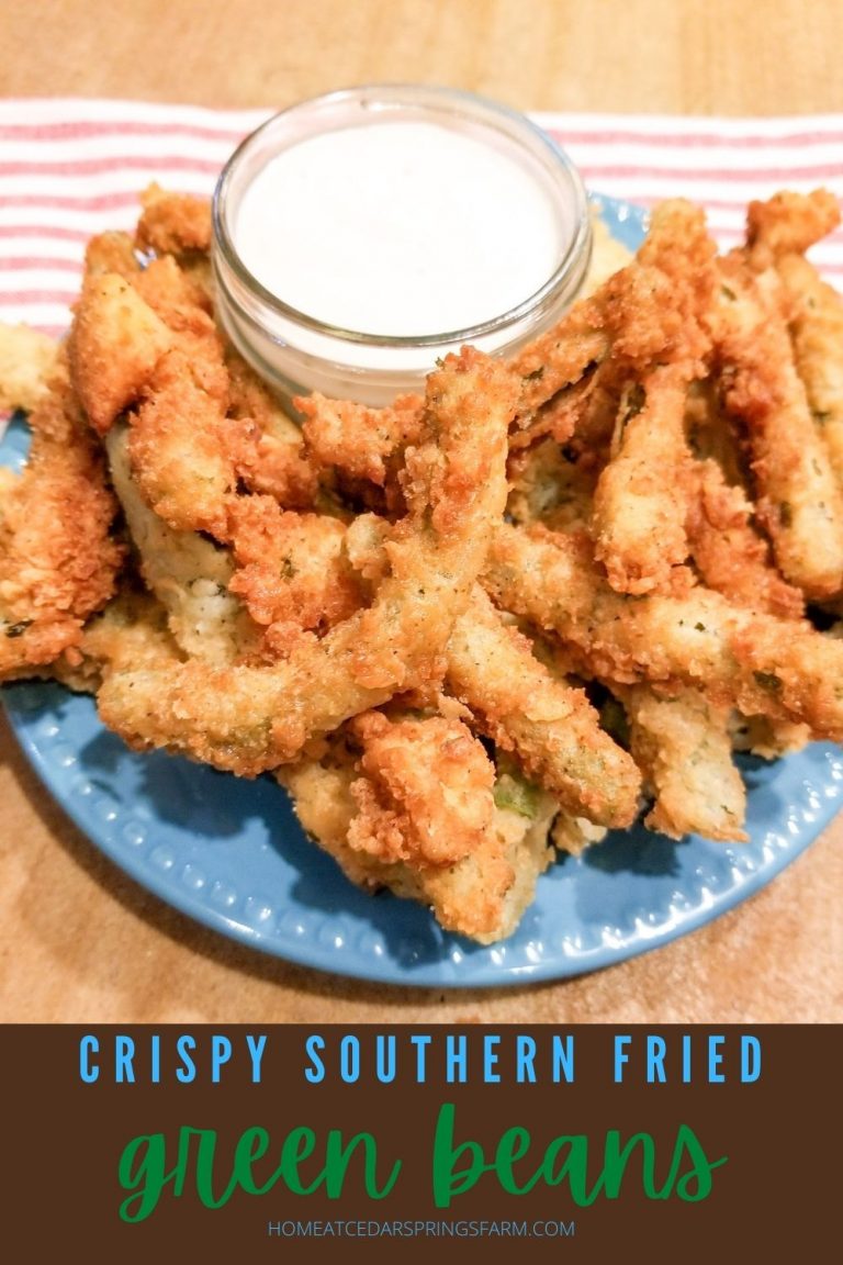 Crispy Southern Fried Green Beans - Home at Cedar Springs Farm