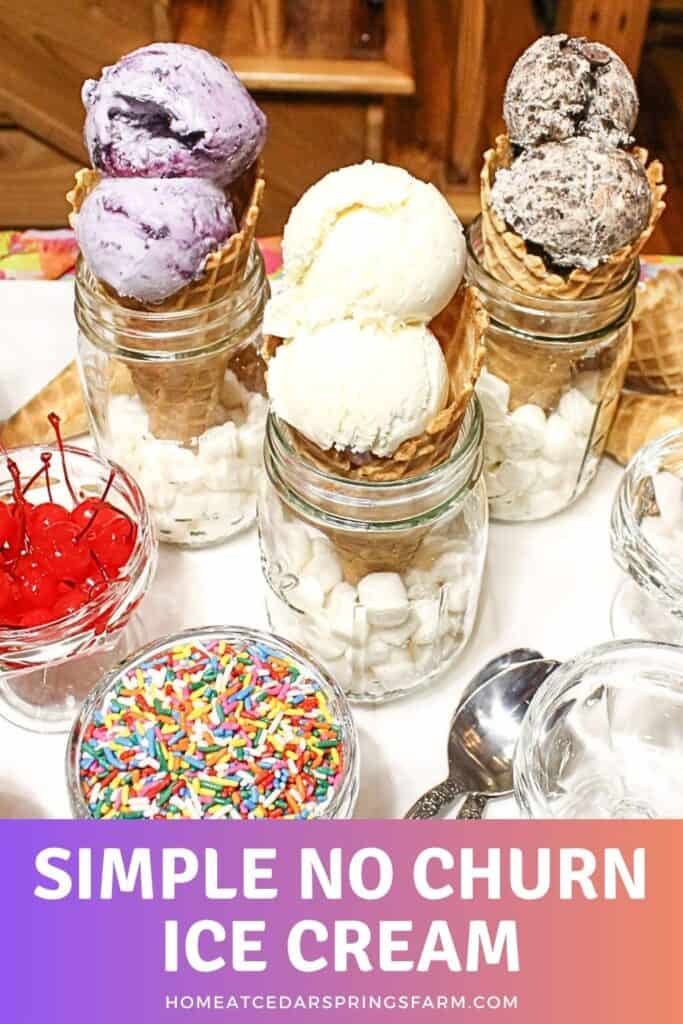 Easy Homemade Vanilla Ice Cream (No Churn Recipe) - Home at Cedar ...