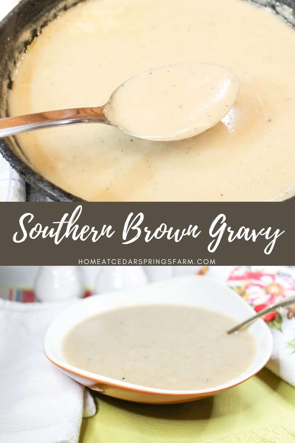 Homemade Brown Gravy Recipe - Home at Cedar Springs Farm
