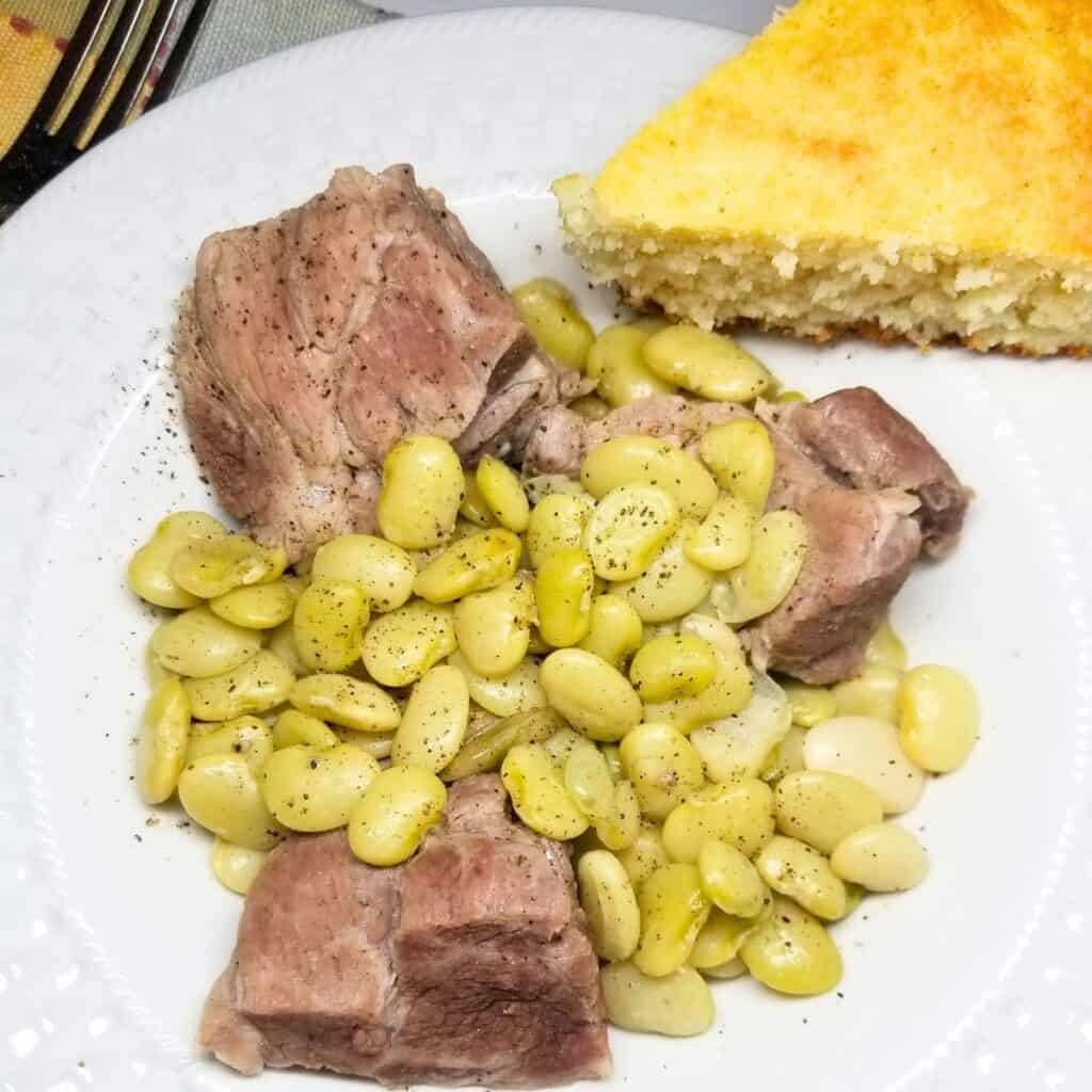Southern Lima Beans - Home at Cedar Springs Farm