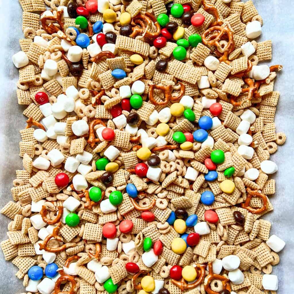 White Trash Recipe (White Chocolate Chex Mix) - Home at Cedar Springs Farm