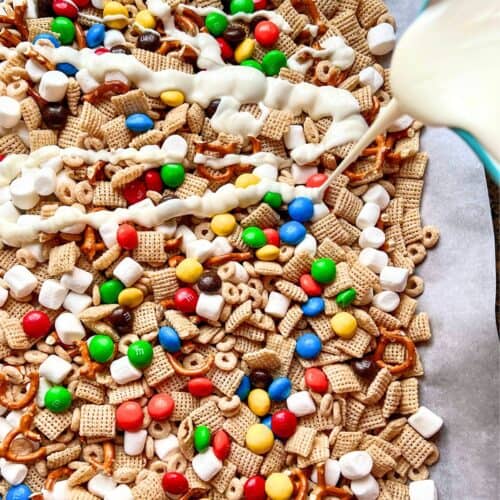 White Trash Recipe (White Chocolate Chex Mix) - Home at Cedar Springs Farm
