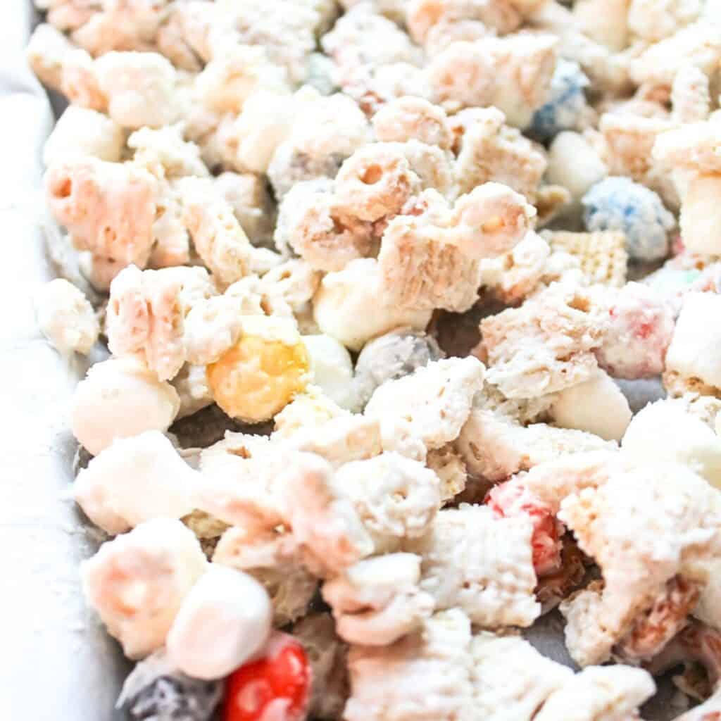 White Trash Recipe (White Chocolate Chex Mix) - Home at Cedar Springs Farm